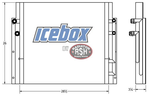 Case 621 Oil Cooler # 845198 – Radiator Supply House