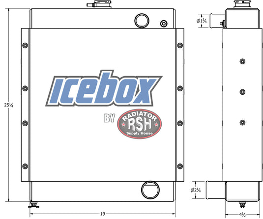Bandit 250 Chipper Radiator # 950468 – Radiator Supply House